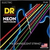 DR Strings Hi-Def NEON Multi-Color Coated Medium Electric Guitar ...