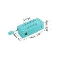 Uxcell Universal IC Test ZIF Socket 16 Pin 2.54mm Pitch for ...