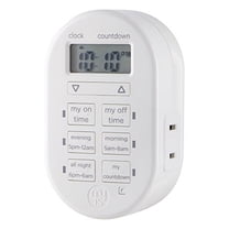 myTouchSmart Programmable Simple Set In-Wall Digital Smart Light Timer ...