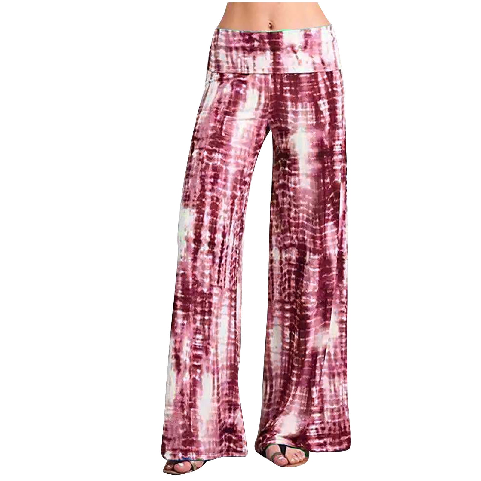 Women's Loose Wide Leg High Waisted Pants Comfy Yoga Sweatpants Flowy ...