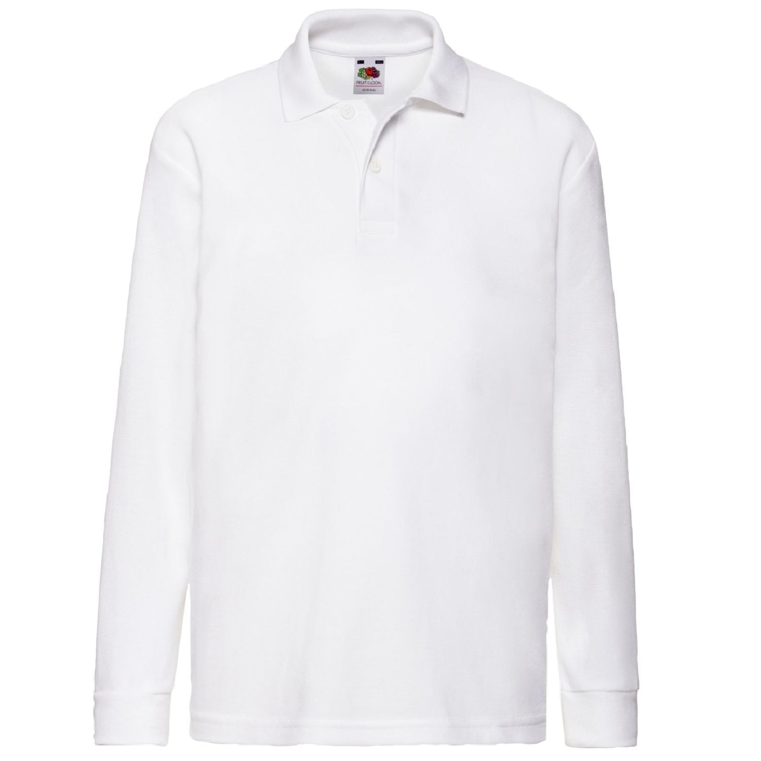 Click here for Fruit Of The Loom Childrens Long Sleeve 65/35 Piqu... prices