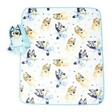 Bluey, Bingo Soft Velboa Character Large PIllow and Fleece Blanket Set ...