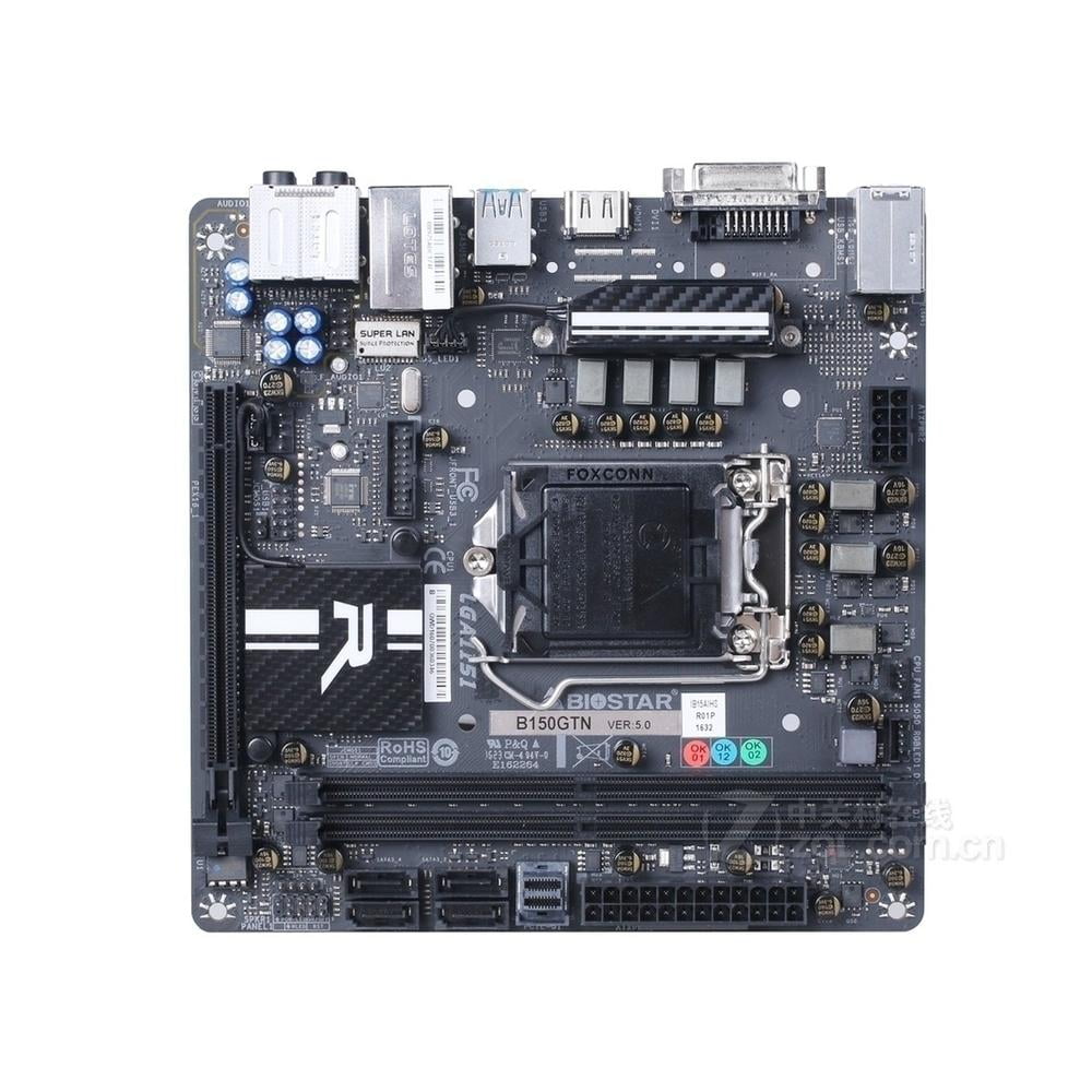 Placa madre Biostar B150GTN LGA 1151 Intel B150 DDR4 mini-ITX | Walmart en línea