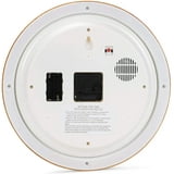 Audubon 13 Inch Singing Bird Wall Clock - Hourly Song, Hanging, Sound Every Hour - Walmart.com