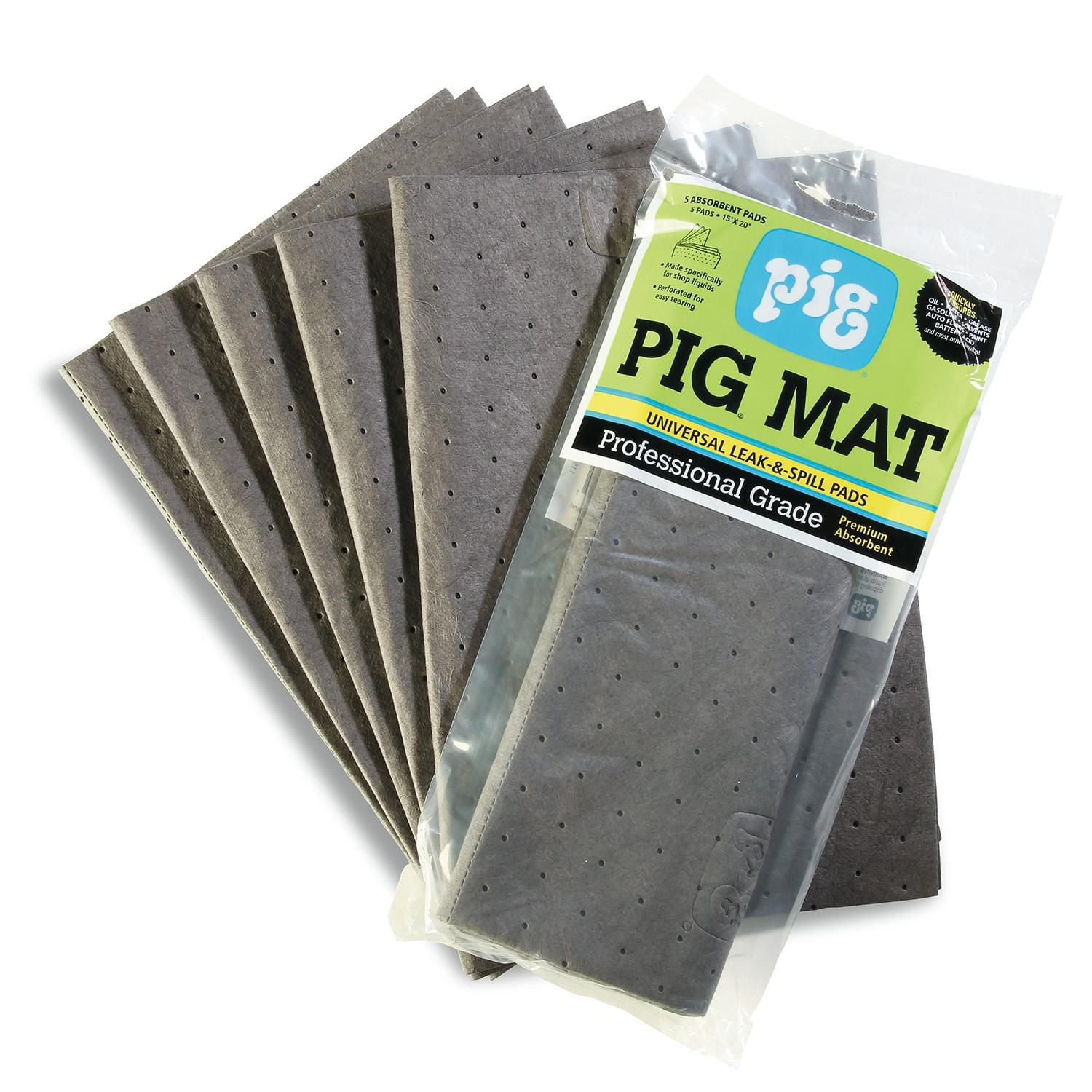 Pig Universal Lightweight Absorbant Mat - 5 pack,, EA, sold by ...