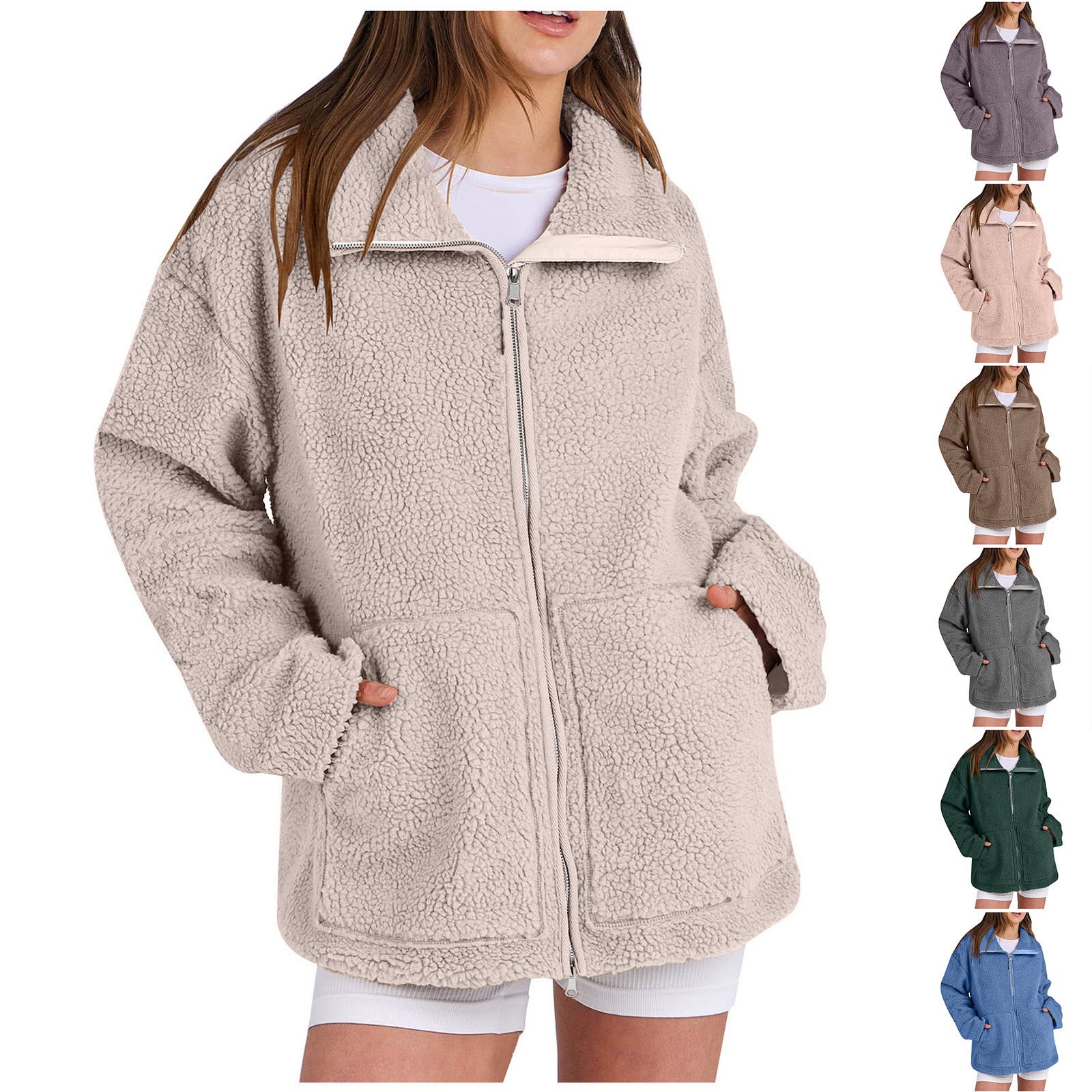 Click here for Wiyuqeen Women Winter Fleece Jackets 2024 Solid La... prices