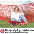 Double Hammocks for Outside, Handwoven Traditional Cotton Rope 2 Person ...