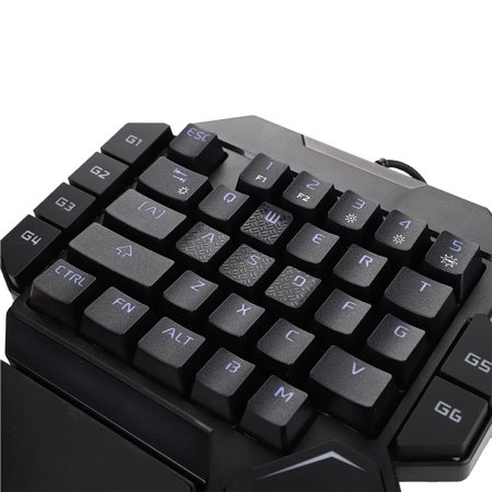One-handed Keyboard RGB Blacklight Mechanical Keyboard Keyboard ...