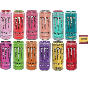 Monster Energy Zero Ultra, Lighter-Tasting, Zero Calorie Drink, 24 Oz ...