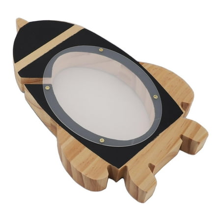 Spaceship Hollow Piggy Bank, Hand Polished Lovely Spaceship Hollow ...