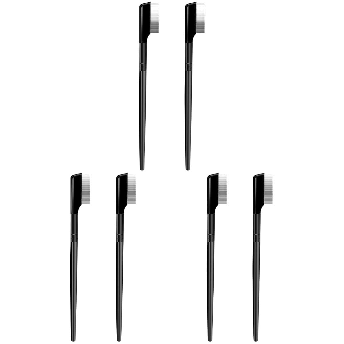 6 pcs Women Teeth Needle Eyelash Lash Tool Steel Eyelashes Define Comb ...