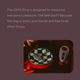 Hims & Hers OMG Ring Wearable Couples Vibrator, USB Rechargeable ...