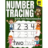 Number Tracing Activity Book for PreSchoolers : Traceable Number ...