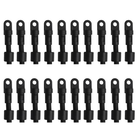 (20 Pieces Pack) Nylon 6mm Rope Stopper for Expander Rope Elastic Rope ...