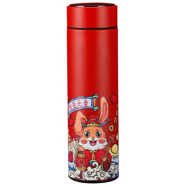 Stainless Steel Vacuum Insulated Water Bottle Rabbit Year Bottle Year ...