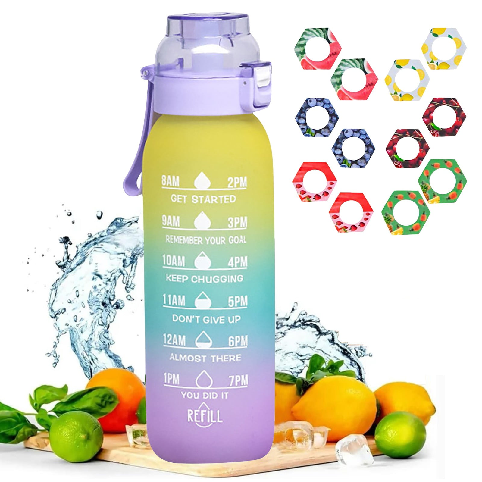 Perfume 1 Liter Bottle, Update Water Bottle Up Set With 12 Capsules ...