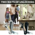 NEXAVKPR AntiTheft Furniture Password Lock with Key 4 Digital Password ...
