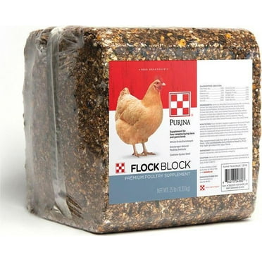 Purina Flock Raiser Pellet Poultry Feed, 50 lb. Bag - Chicken Food with ...