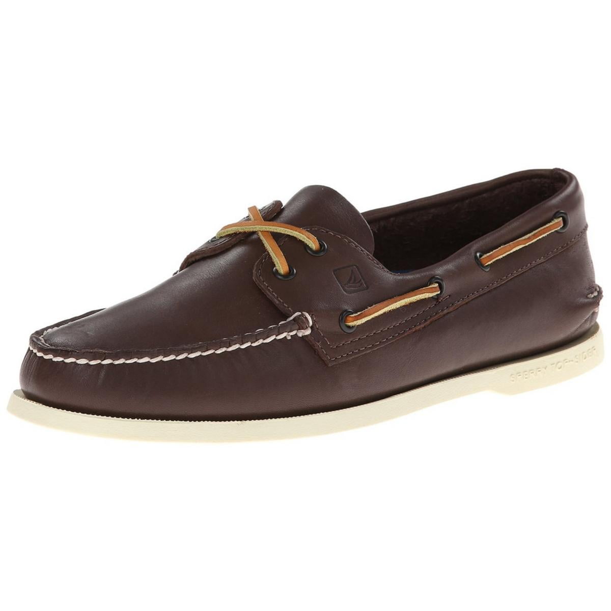 Sperry Top-Sider Authentic Original Mens Brown Boat Shoes - Walmart.com