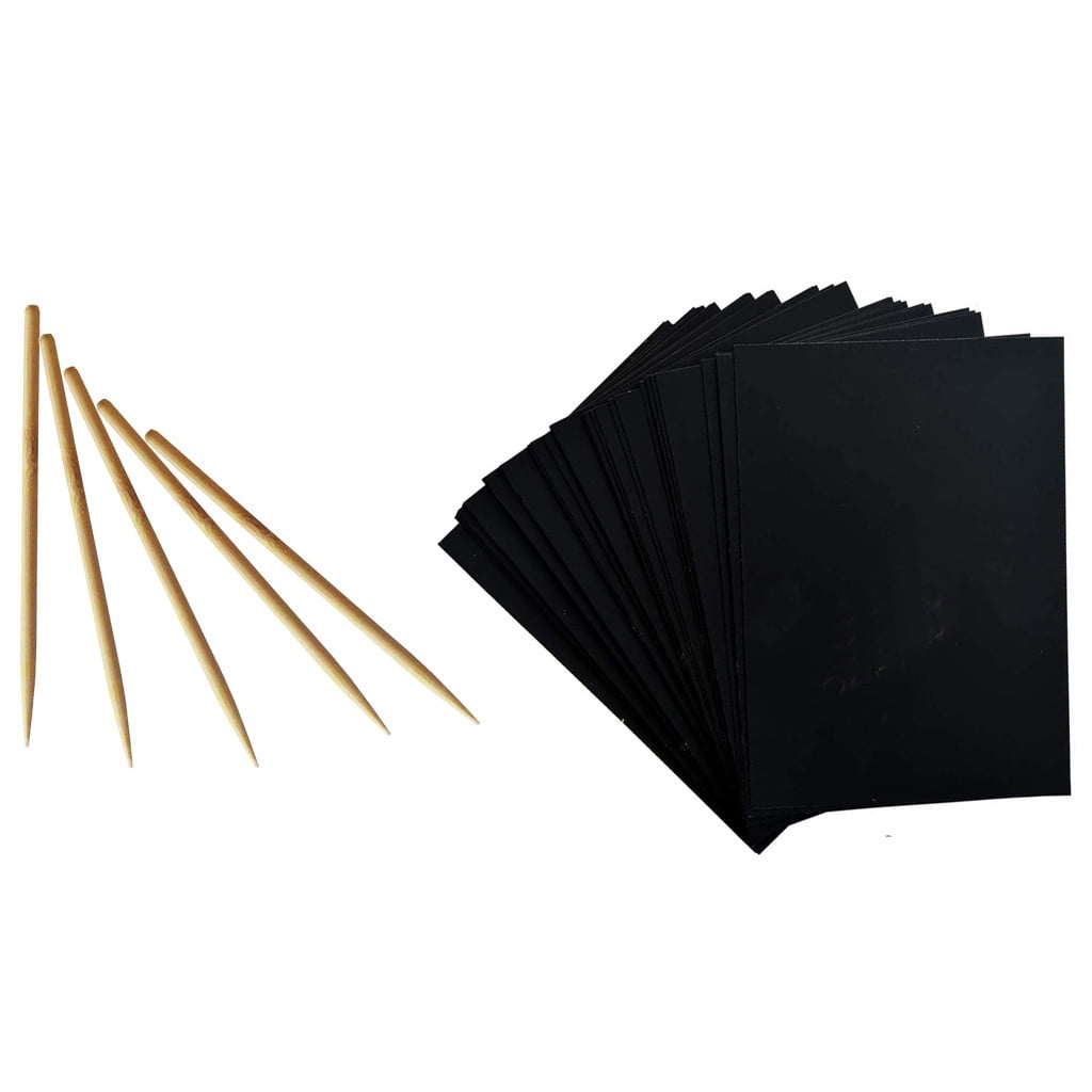 Cieken Scratch Art Paper Rainbow Magic Scratch Off Paper Art For Kids ...