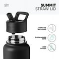 Simple Modern Summit Water Bottle Straw Lid Vacuum Insulated Stainless ...