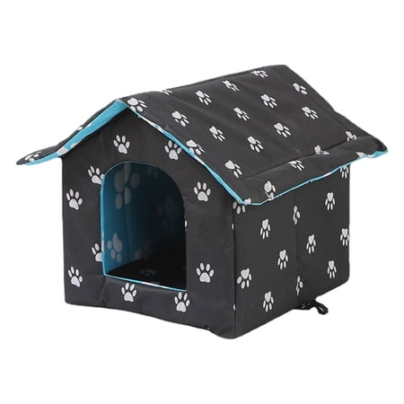 Pet House Foldable Cave House for Outdoor Cats and Small Dogs Courtyard ...