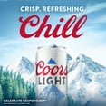 Coors Light American Beer, 12 Pack, 12 fl oz Aluminum Cans, 4.2% ABV ...