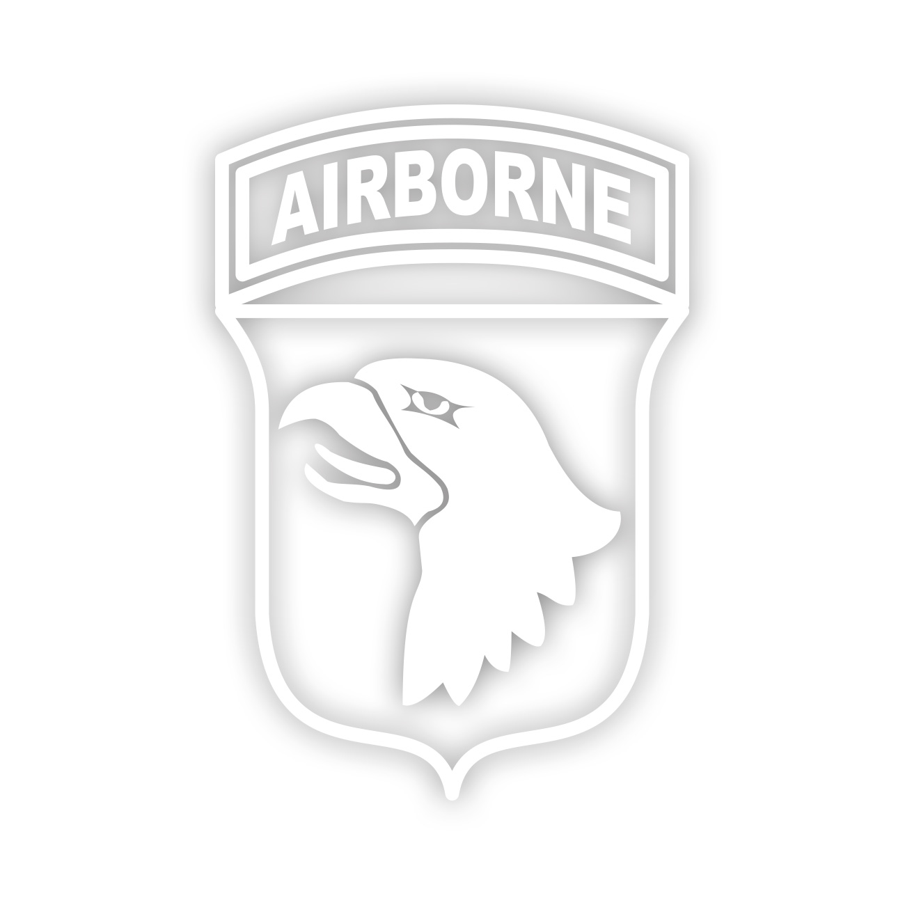 101st Airborne Division Sticker Decal Die Cut - Self Adhesive Vinyl - Weatherproof - Made in USA ...