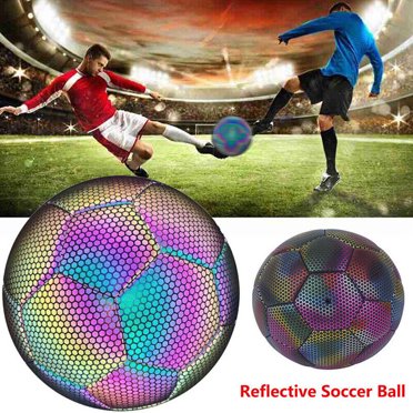 GlowCity Bright LED Soccer Ball, Size 5, Glows in the Dark, Battery ...