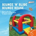 Banzai Cool Canopy Bouncer Inflatable Slide/Shaded Backyard Bounce ...