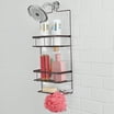 Mainstays Premium Hanging Shower Caddy with 2 Shelves and Soap Tray ...