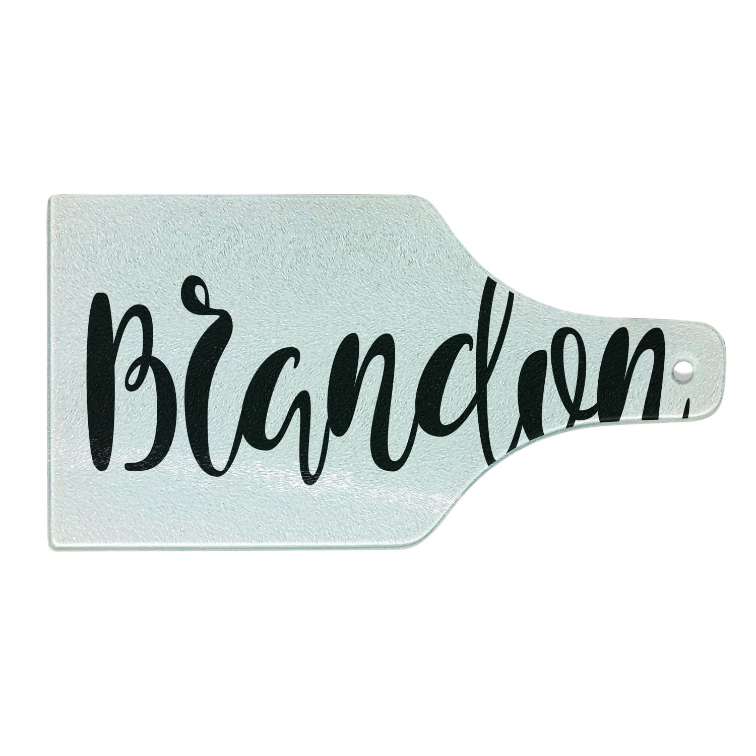 Brandon Cutting Board, Widespread Name Design with Monochrome Letters ...