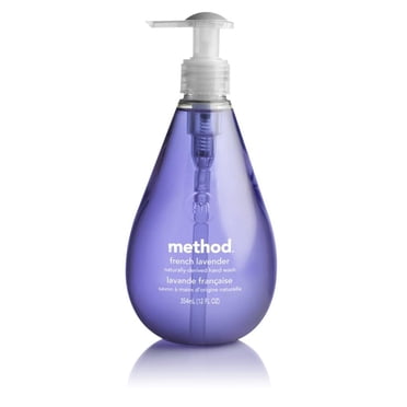 Method MTH00031 12 oz Gel Hand Wash Pump Bottle - French Lavender (6 ...