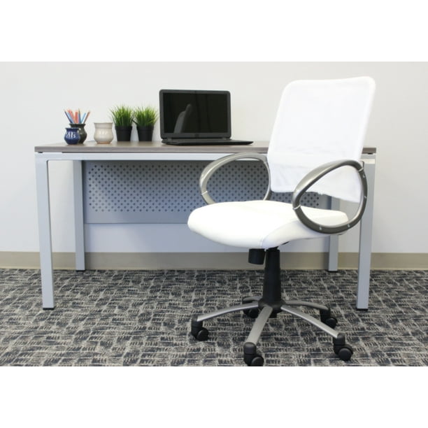 Boss Office Products White Adjustable Task Chair - Walmart.com