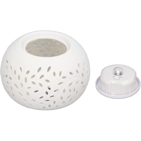 Waterproof Hollow Solar Light Ceramic Solar Lamp with 2 Lighting Modes ...