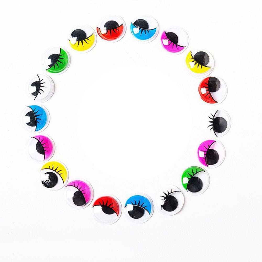 Colorful Kids Children Movable Eyes DIY Dolls Accessories Sewing ...