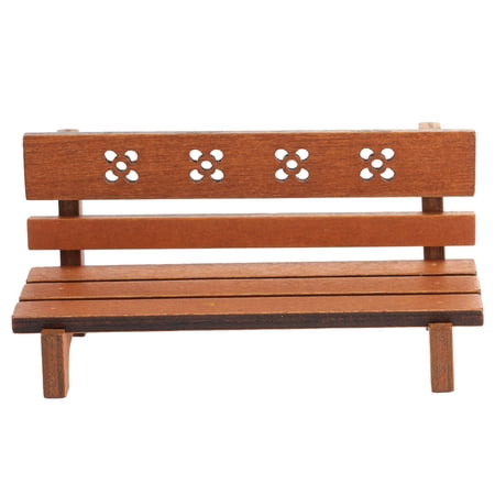 Dollhouse Bench, Mini Park Benches Bench Model 2 Colors Dollhouse Bench ...