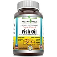 Spring Valley Omega-3 from Fish Oil Mini Softgels, Daily Maintenance ...