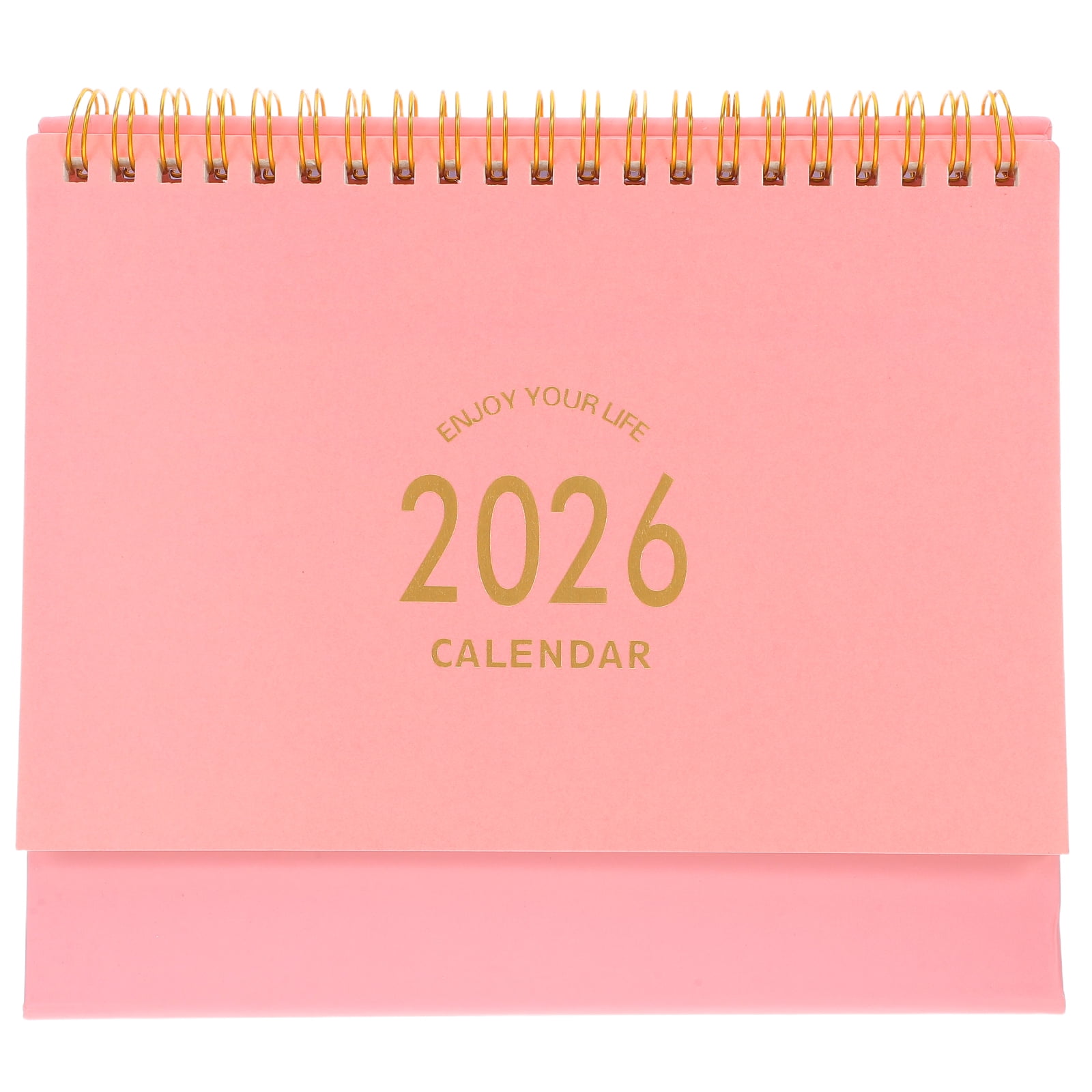 Calendario de escritorio 2025-2026: Calendario compacto de pie plegable ...