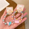 MATROOY Cartoon Children's Bracelet Jelly Color Beaded Bracelet Cute ...