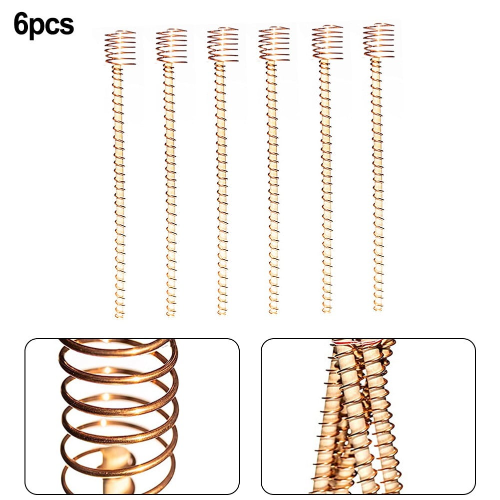 12 Inch Plant Stakes Electric Cultivation Gardening Copper Coil Antenna ...