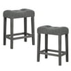 PJ Wood 29-Inch Wooden Bar Stool, Backless, Kitchen & Counter Height ...