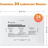 Bonsaii Paper Shredder Lubricating Sheets, 24-Pack, Cleaner for ...