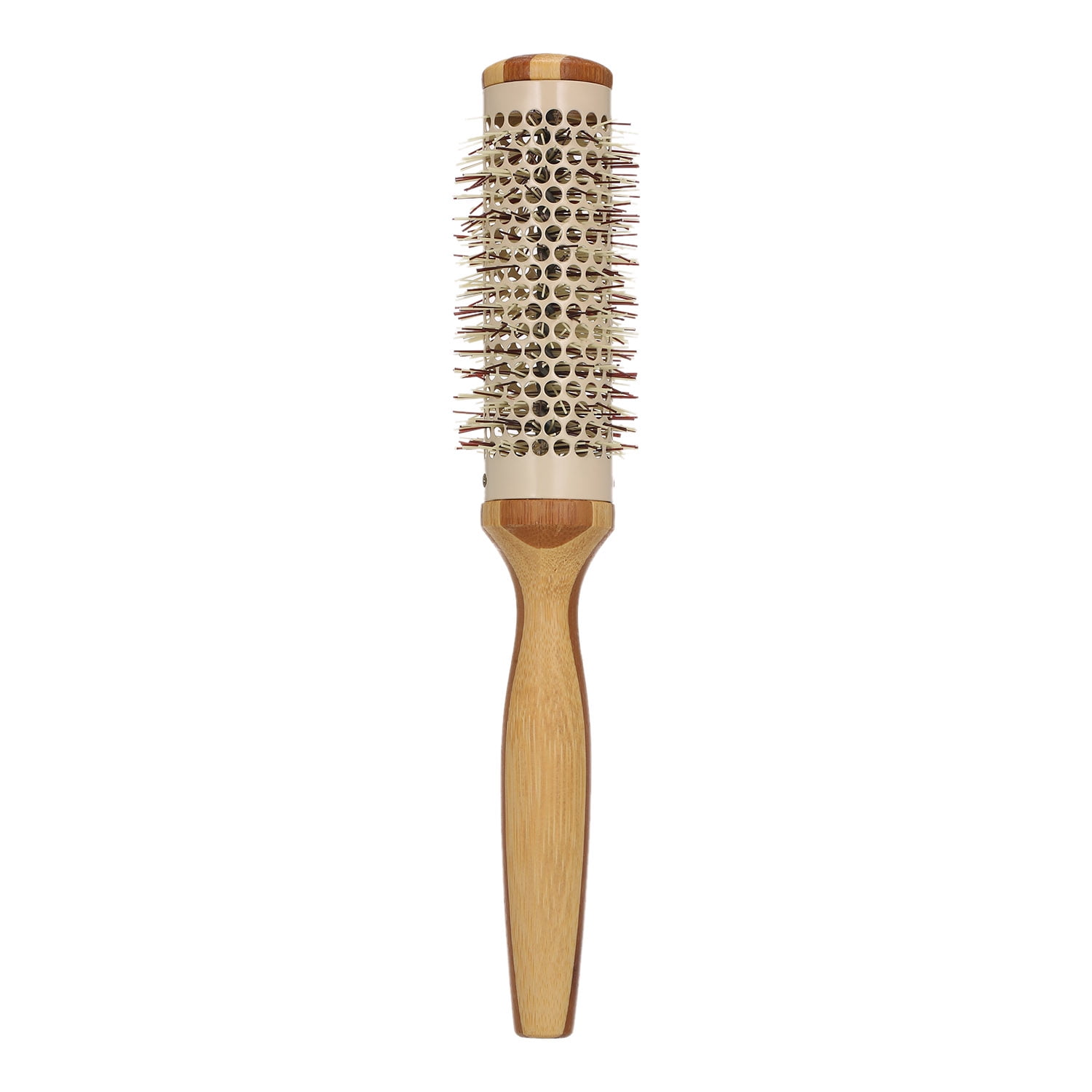 Cepillo redondo para secado de cabello, hecho de madera natural con ...