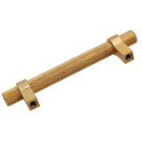 3-3/4 in. Screw Center Solid Steel Knurled Euro Bar Pull - Walmart.com