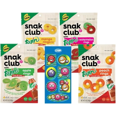 Snak Club - Family Size - Tajin Watermelon Rings - 11oz Bag - Walmart.com