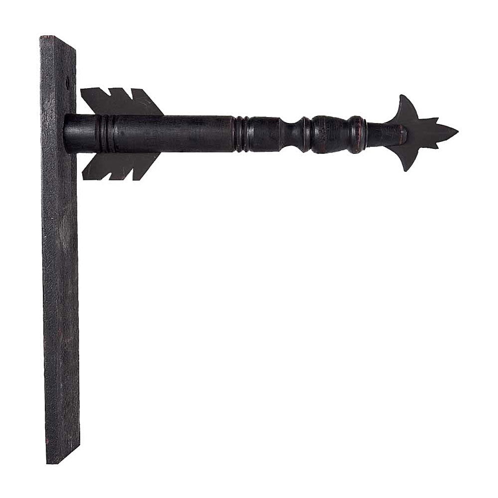 Black Wooden Arrow for Interchangeable Decorative Replacement Plaques ...