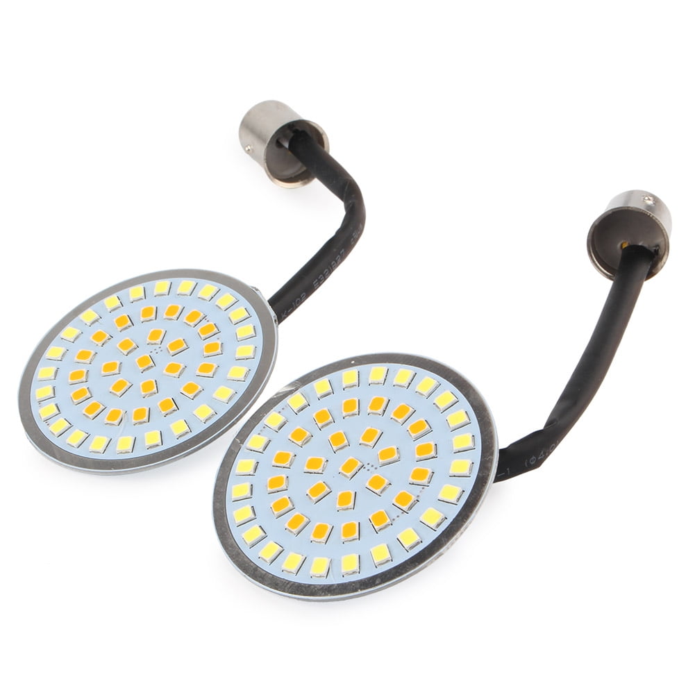 NS Motorcycle Turn Signal Indicators LED 1157 Bulb for Harley Softail ...