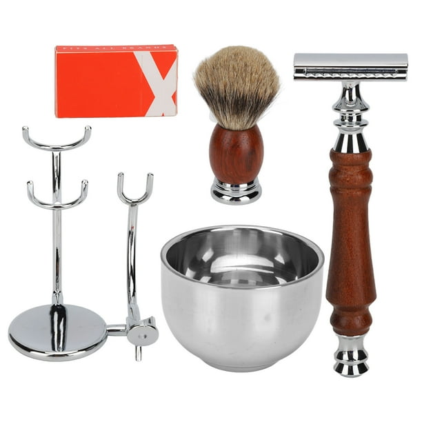 Shaving Brush Knife Kit,Men Shaving Care Kit Shaving Beard Knife Men ...