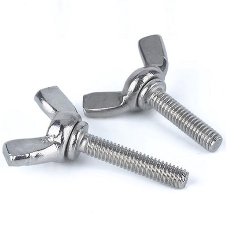 Auspicious-25pcs Wing Nut M6 *25mm Wing Screw With Metric Bolt ...